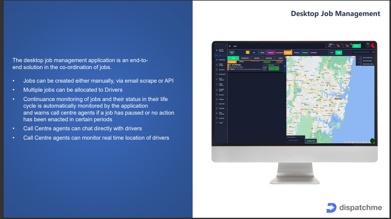 DispatchMe - Modern Dispatch Management Software | Australian Owned